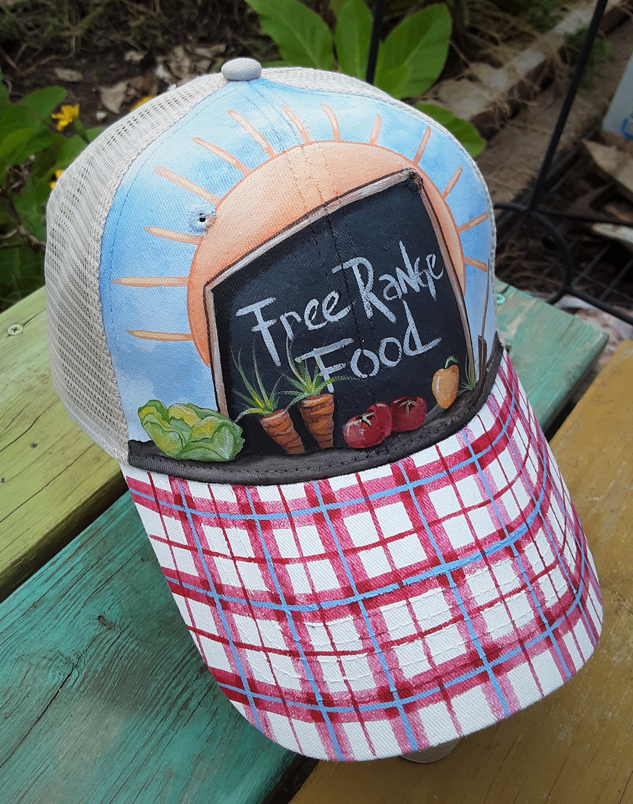 Free Range Food Trucker Cap – Gran's Garden Seeds